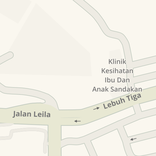 Taman Mawar Sandakan Sabah Map